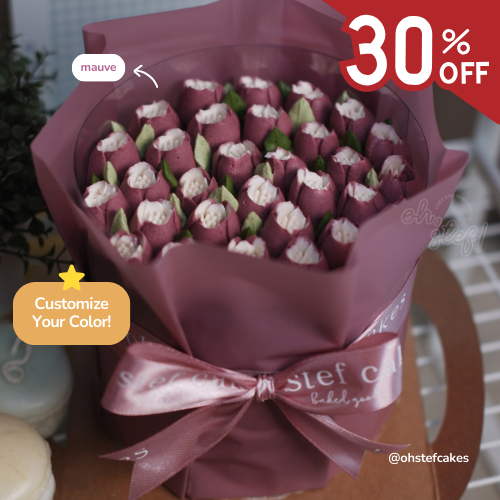 BOUQUET 1 Color 12 cm Personal Cake | Oh, Stef! Cakes