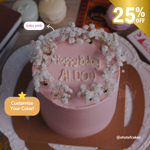 LISA Babybreath 12 cm Personal Cake | Oh, Stef! Cakes