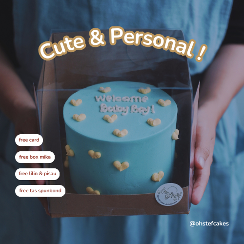 TINY HEARTS 12 cm Personal Cake | Oh, Stef! Cakes