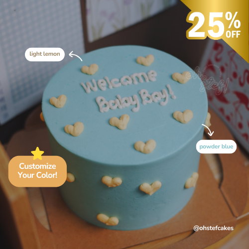 TINY HEARTS 12 cm Personal Cake | Oh, Stef! Cakes