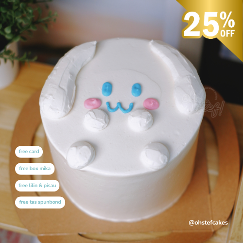 CINNAMOROLL 12 cm Personal Cake | Oh, Stef! Cakes