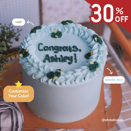 ROSE 12 cm Personal Cake | Oh, Stef! Cakes