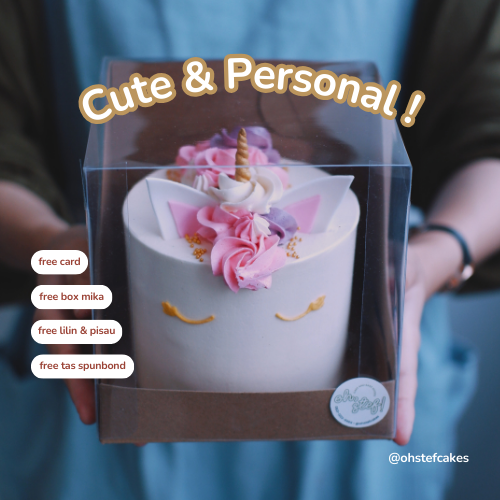 Magical UNICORN 12 cm Personal Cake | Oh, Stef! Cakes