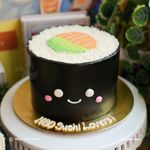 SUSHI 15 cm Cake | Oh, Stef! Cakes